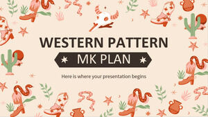 Western Patterns MK Plan PowerPoint Templates Free Download