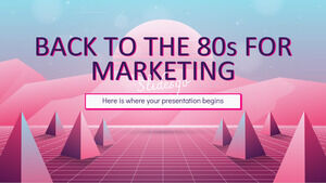 Back to the 80s for Marketing PowerPoint Templates Free Download