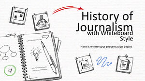 History of Journalism with Whiteboard Style PowerPoint Templates Free ...
