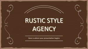 Rustic Style Agency PowerPoint Templates Free Download