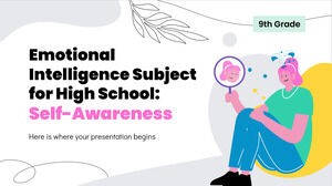 Emotional Intelligence Subject for High School - 9th Grade: Self ...