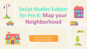 Social Studies Subject for Pre-K: Map Your Neighborhood PowerPoint ...