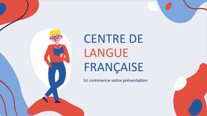 French Language Center PowerPoint Templates Free Download