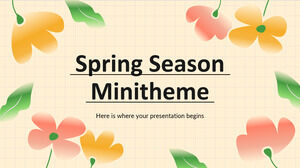 Spring Season Minitheme PowerPoint Templates Free Download