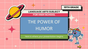 Language Arts Subject for High School - 10th Grade: The Power of Humor ...