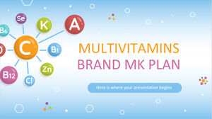 Multivitamins Brand MK Plan PowerPoint Templates Free Download