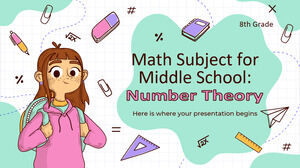 Math Subject for Middle School - 8th Grade: Number Theory PowerPoint ...