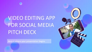 Video Editing App for Social Media Pitch Deck PowerPoint Templates Free ...