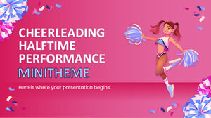 Cheerleading Halftime Performance Minitheme PowerPoint Templates Free ...