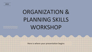 Organization & Planning Skills Workshop PowerPoint Templates Free Download