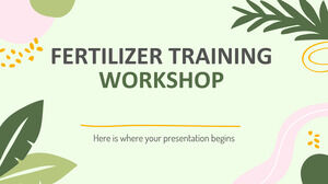 Fertilizer Training Workshop PowerPoint Templates Free Download
