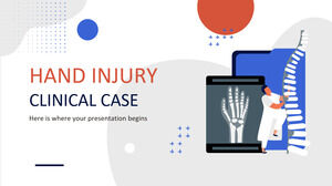 Hand Injury Clinical Case PowerPoint Templates Free Download