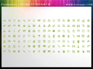 126 Vector Colorable Business PPT Icon Materials PowerPoint Templates ...