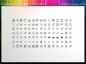Download 105 vector colorable business PPT icons PowerPoint Templates ...