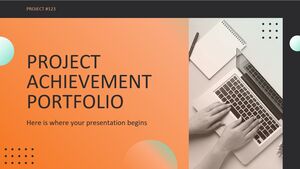 Project Achievement Portfolio PowerPoint Templates Free Download