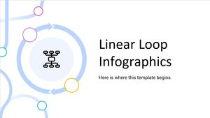 Linear Loop Infographics PowerPoint Templates Free Download