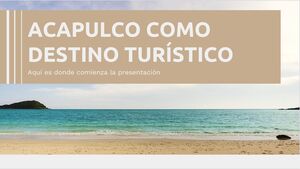 Acapulco como Destino Turístico PowerPoint Templates Descarga gratuita