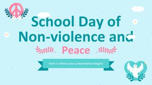 School Day of Non-violence and Peace PowerPoint Templates Free Download