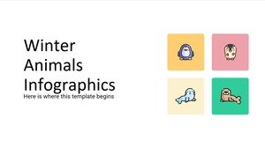 Infografías de animales de invierno PowerPoint Templates Descarga gratuita