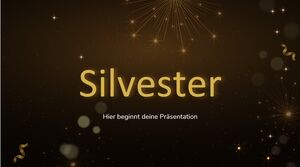 Silvester: German New Year's Eve PowerPoint Templates Free Download
