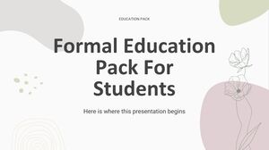 Formal Education Pack for Students PowerPoint Templates Free Download
