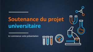 Defense of University Project PowerPoint Templates Free Download