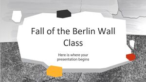 Fall of the Berlin Wall Class PowerPoint Templates Free Download