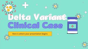 Delta Variant Clinical Case PowerPoint Templates Free Download