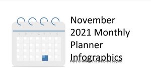 November Monthly Planner 2021 Infographics PowerPoint Templates Free ...