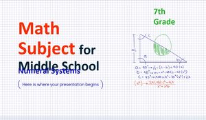 Math Subject for Middle School - 7th Grade: Numeral Systems PowerPoint ...