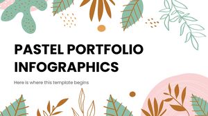 Pastel Portfolio Infographics PowerPoint Templates Free Download