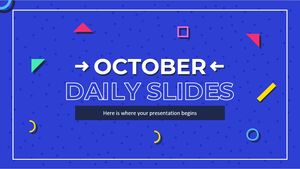 October Daily Slides PowerPoint Templates Free Download