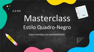 Blackboard Style Masterclass PowerPoint Templates Free Download