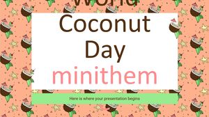 World Coconut Day Minitheme PowerPoint Templates Free Download
