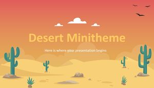 Desert Minitheme PowerPoint Templates Free Download