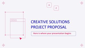 Creative Solutions Project Proposal PowerPoint Templates Free Download
