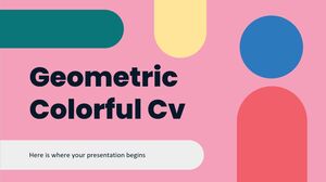 Geometric Colorful CV PowerPoint Templates Free Download