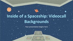 Inside of a Spaceship: Videocall Backgrounds PowerPoint Templates Free ...