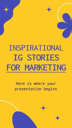 Inspirational IG Stories for Marketing PowerPoint Templates Free Download