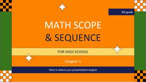 Math Scope & Sequence for High School - 9th Grade: Chapter 1 PowerPoint ...