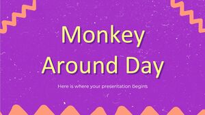Monkey Around Day PowerPoint Templates Free Download