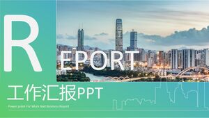 Work report PPT PowerPoint Templates Free Download