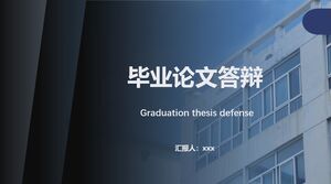 Graduation thesis defense PowerPoint Templates Free Download