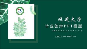 Graduation defense PPT template PowerPoint Templates Free Download