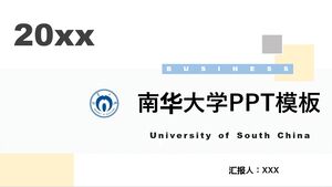 Templat PPT Universitas Nanhua 20XX PowerPoint Template Free Download
