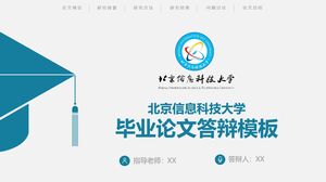 Graduation thesis defense template PowerPoint Templates Free Download