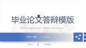 Graduation thesis defense template PowerPoint Templates Free Download