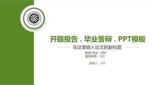 Project proposal Graduation defense PPT template PowerPoint Templates ...