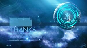 PPT End Technology Effects Animation Template PowerPoint Templates Free ...