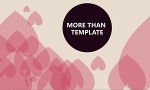 Pink beautiful romantic love PPT template PowerPoint Templates Free ...